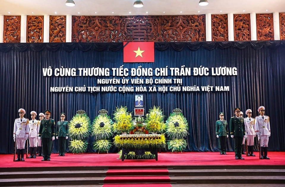 Obsèques nationales de l'ancien président Tran Duc Luong | Vietnam+ (VietnamPlus)