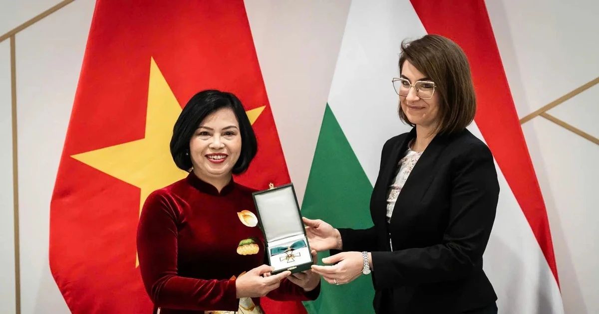 Lambassadrice du Vietnam Nguyen Thi Bich Thao décorée de l’Ordre du Mérite hongrois | Vietnam+ ...